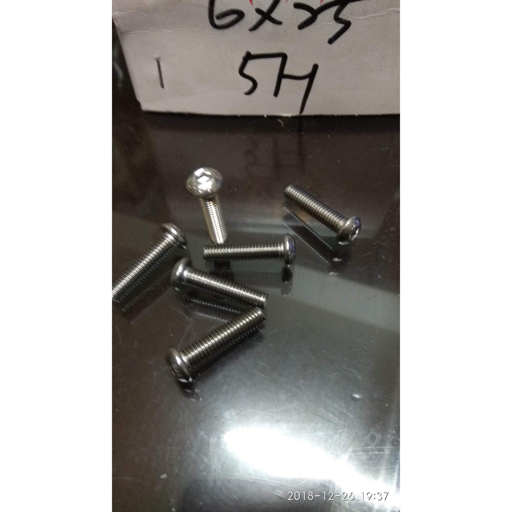 【精靈小鋪】6X25mm 不鏽鋼 六角螺絲 | 蝦皮購物