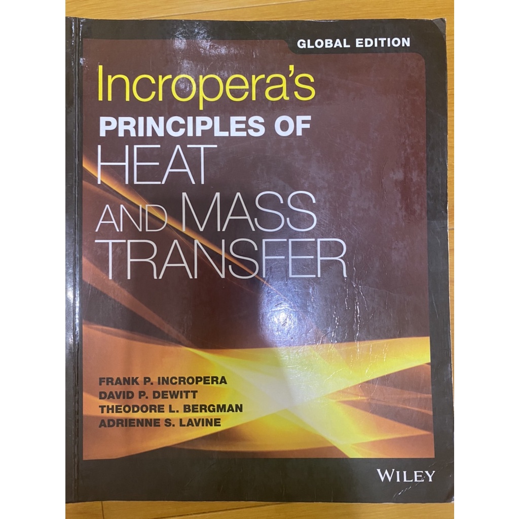 Incropera`s Principles of Heat and Mass Transfer Transfer | 蝦皮購物