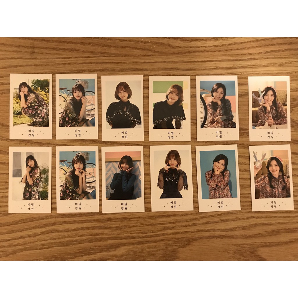 Oh My Girl 官方 拍立得小卡 (YooA Binnie 勝熙 Mimi 祉呼 孝定) | 蝦皮購物