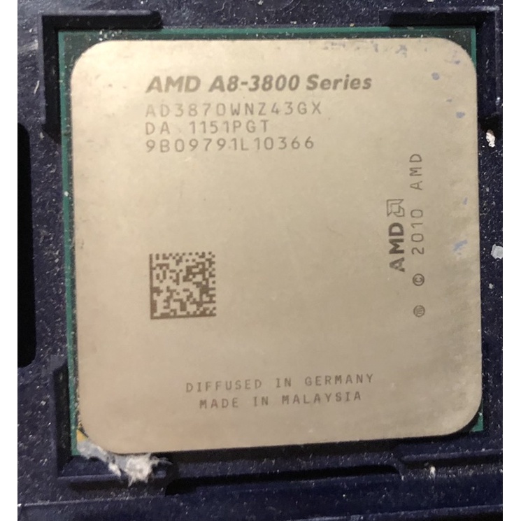 AMD FM1 四核心處理器 A8-3870 APU X4-631 cpu | 蝦皮購物