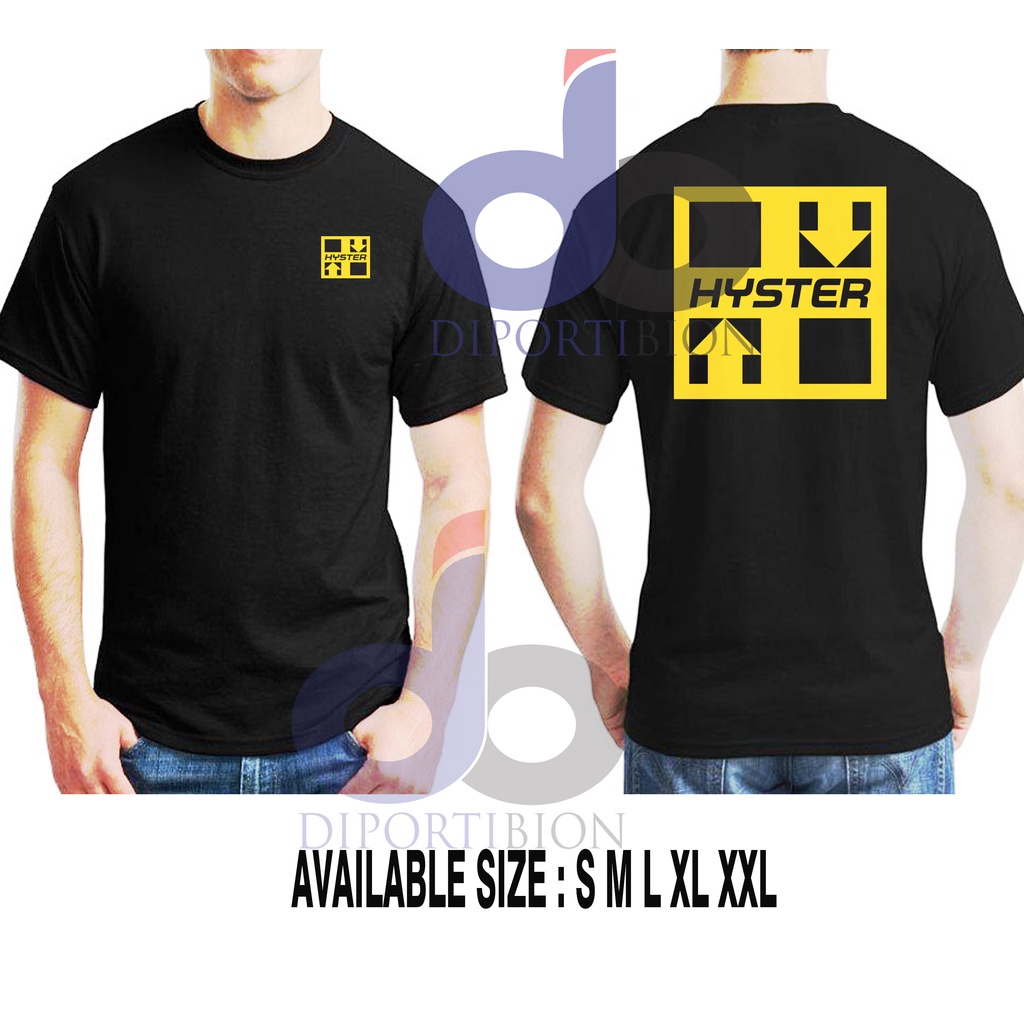 KAOS DISTRO LOGO 工具叉車 HYSTER HYSTER LOGO 叉車圖形 T 恤短袖 | 蝦皮購物