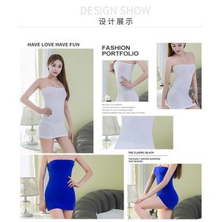 JS SD08 一片式 微透 情趣洋裝 性感 誘惑 緊身套裝 連衣裙 超短裙 抹胸 包臀 夜店 酒吧 (天使戀人著衣館) | 蝦皮購物