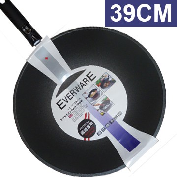 🔥含發票 EVERWARE英國風 39cm鐵鏟專用深型不沾炒鍋 台灣製造 | 蝦皮購物