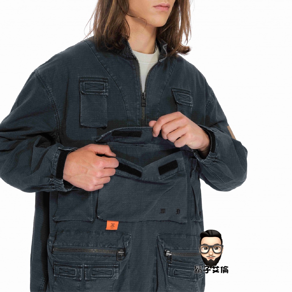 【鬍子艾倫】21FW MADNESS MULTI POCKET WASHED ANORA 余文樂 【保證正品】 | 蝦皮購物