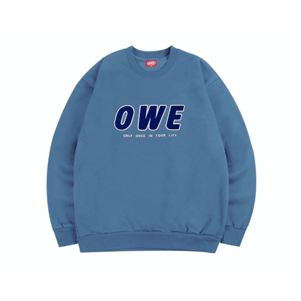 現貨🇰🇷韓國代購 OPWEE OWE LOGO 大學T-4色 | 蝦皮購物