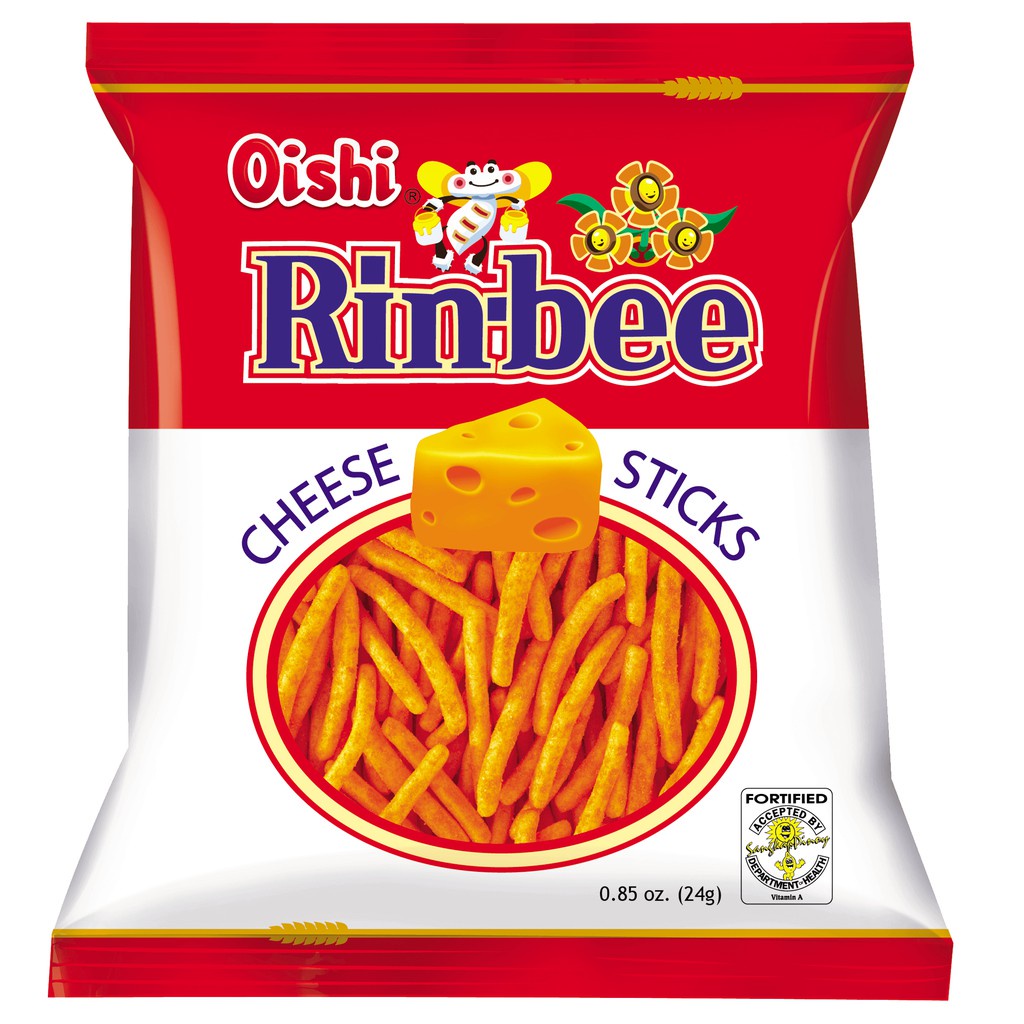 【老夥伴】菲律賓 Oishi Rinbee cheese stick 起司薯條餅乾 24g | 蝦皮購物