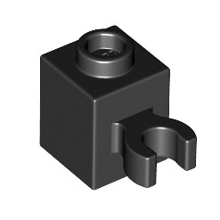 正版樂高LEGO零件(全新)- 30241b 60475b, 65460 6336977 變形磚 附夾 黑色 | 蝦皮購物