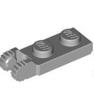 LEGO 樂高 零件 44302 淺灰色 1x2 轉軸薄板 附活動轉軸 母接頭 4211804 | 蝦皮購物