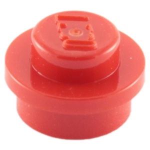 [樂磚庫] LEGO 6141 平板 圓型 紅色 1x1 614121 | 蝦皮購物