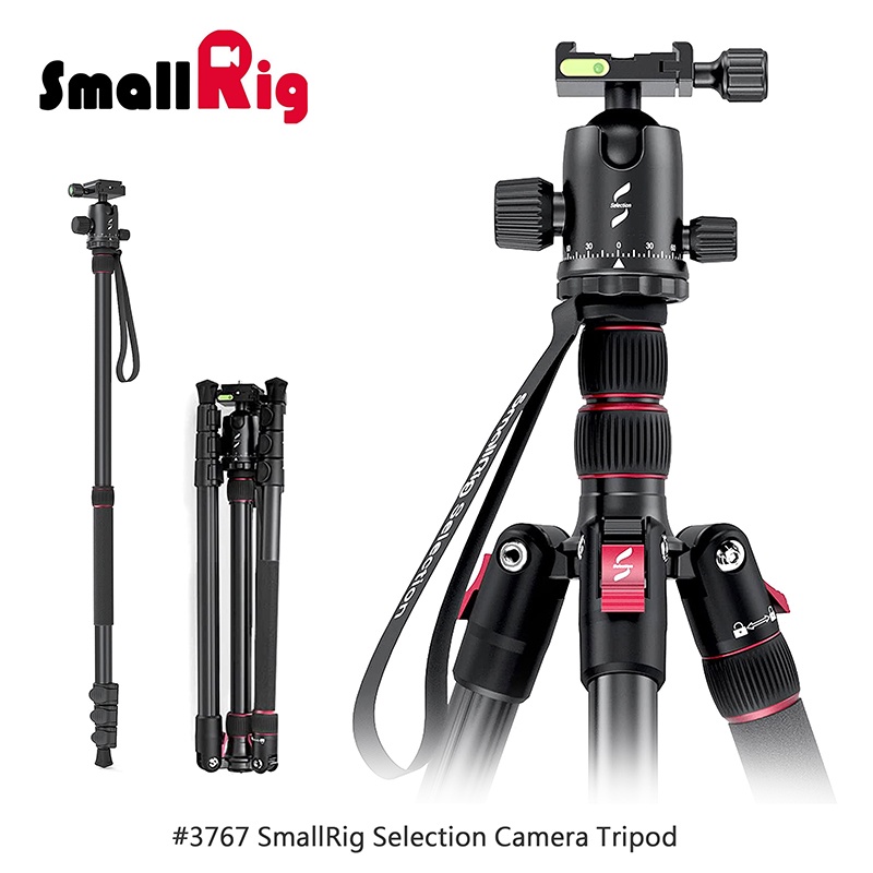 三重☆大人氣☆ SmallRig 3767 C (= 3474 C 英文版) 專業 鋁合金 三腳架 附 手機夾 Arca | 蝦皮購物