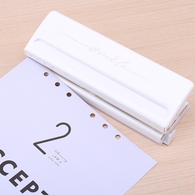 💛台灣現貨💛KW-triO 堡勝 事務用 KW-917 六孔打孔機 萬用手冊專 A7 A6 A5 六孔可調式打孔器 | 蝦皮購物