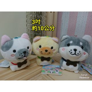 【3款1組】Tun shine 狗狗觀察日記 3吋 6吋 娃娃 可愛狗狗吊飾 狗狗 哈士奇 柴犬 柴柴 | 蝦皮購物