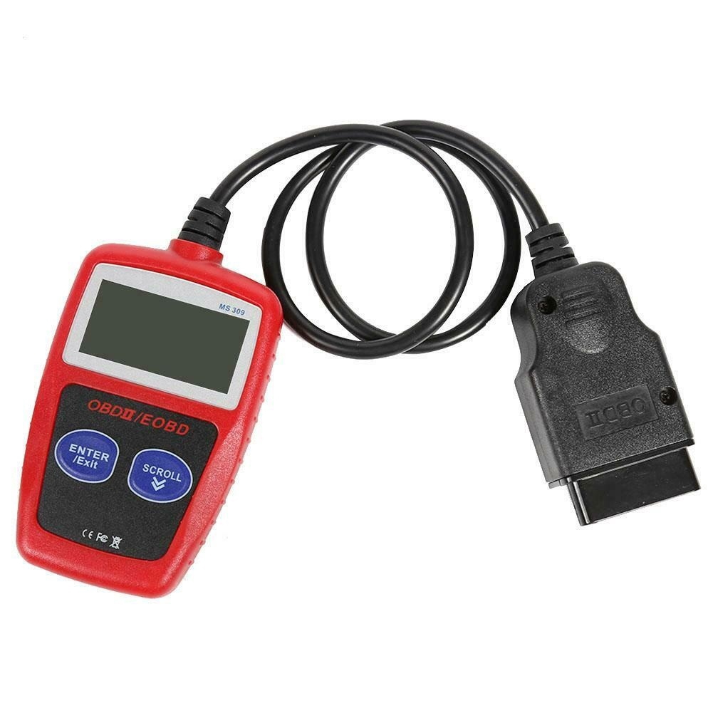 MS309 OBD2 OBDII 汽車診斷工具掃描儀診斷代碼閱讀器 | 蝦皮購物