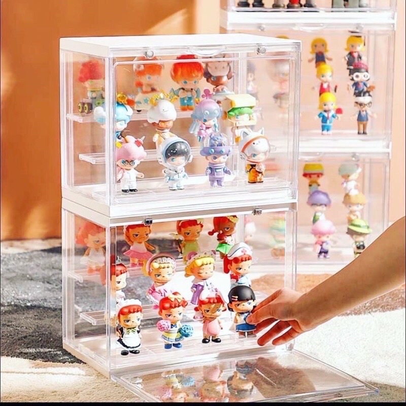 《Yu10》盲盒 公仔收納盒 壓克力 模型展示櫃 透明層架 透明盒 共4款 | 蝦皮購物