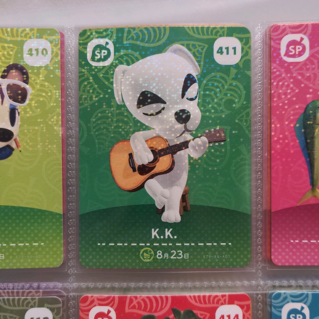 正版Amiibo NPC SP閃卡411 K.K吉他版KK 第五彈 中文版 動物森友會 台灣公司貨 | 蝦皮購物