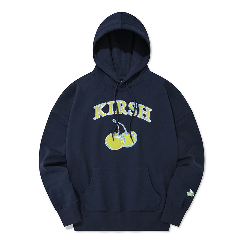 [KIRSH] 櫻桃拱形LOGO連帽衫（海軍藍） | 蝦皮購物