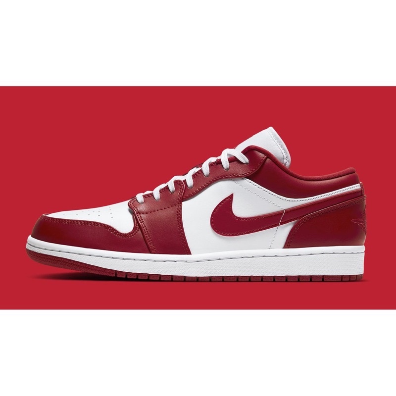 Air Jordan 1 Low Gym Red 553558-611 AJ1 低筒 白紅 國外代購需7~14天 | 蝦皮購物