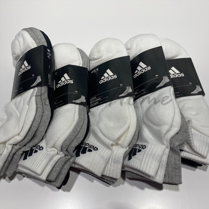 【PH】AA2287 原價$450 ADIDAS#35 運動 襪子 三雙裝 | 蝦皮購物