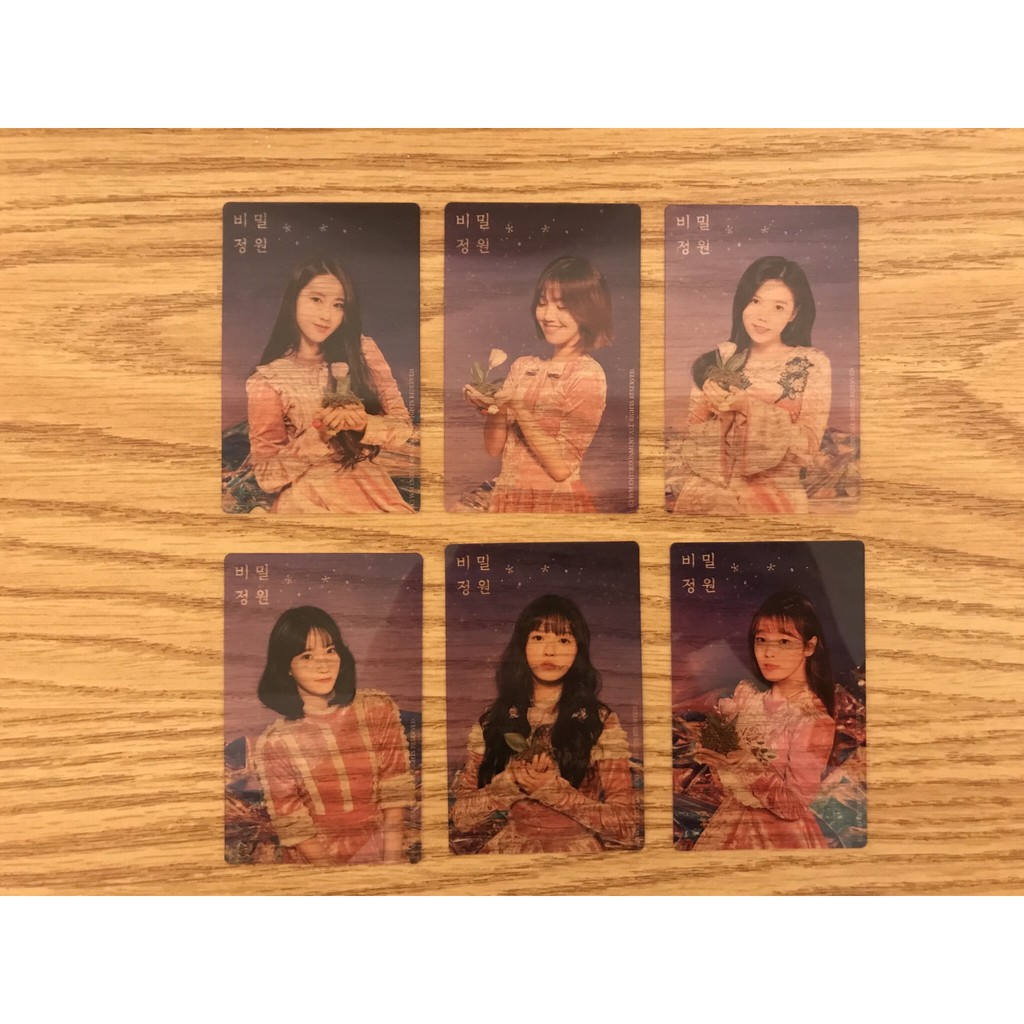 Oh My Girl 官方透卡 (YooA Binnie 勝熙 Mimi 祉呼 孝定) | 蝦皮購物