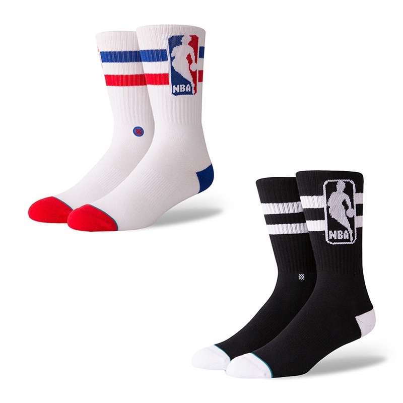 全新 吊牌 現貨 stance 新款 logo man NBA聯名款 黑白線條 尺寸M 男女可穿 | 蝦皮購物