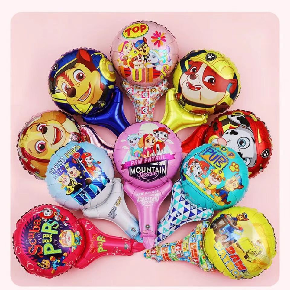 ECHO文具店W615 手持氣球 卡通氣球 氣球 手持氣球棒 婚禮小禮物 氣球棒 鋁箔氣球 小禮品 | 蝦皮購物