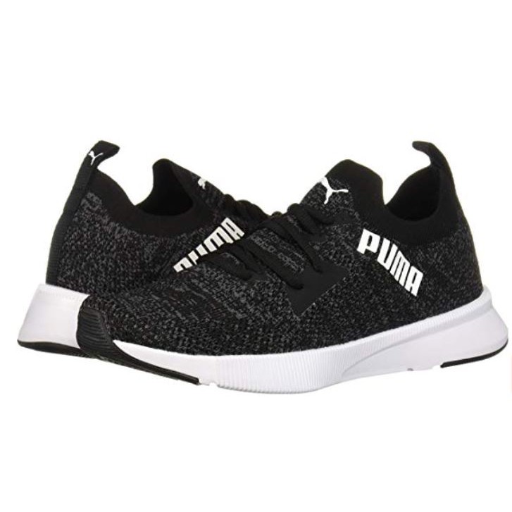 PUMA FLYER RUNNER ENGINEER KNIT 女款黑白色編織運動慢跑鞋-NO.19279101 | 蝦皮購物