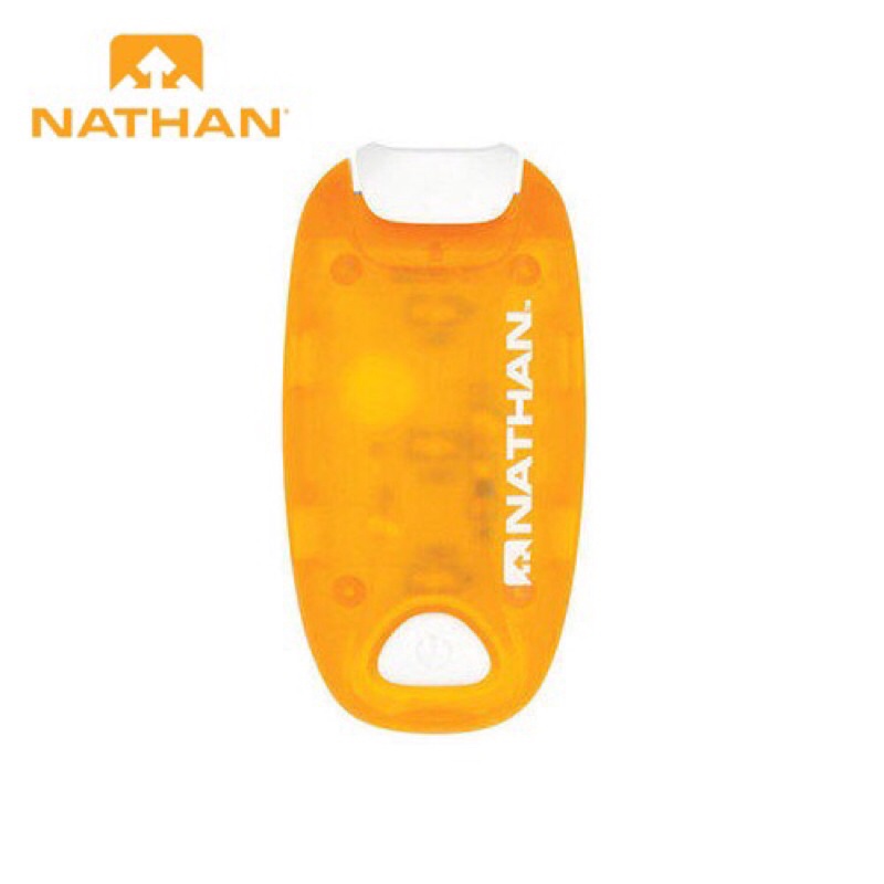 【NATHAN】Strobe Light 防水LED炫光夾 橘 NA5071NO 警示燈 夜跑燈 | 蝦皮購物