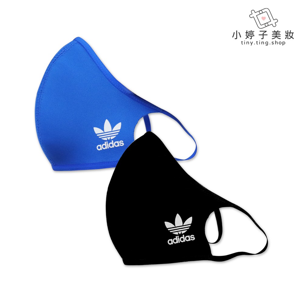 ADIDAS FACE COVERS 口罩 黑色(H08837)/藍色(H32391) 小婷子美妝 | 蝦皮購物