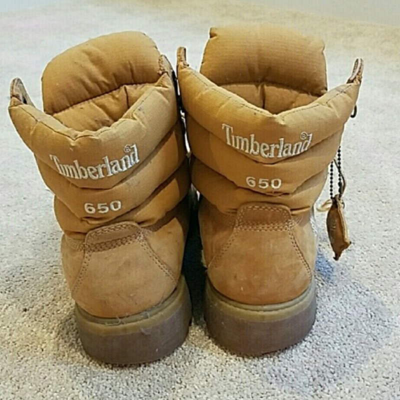 Timberland 650羽絨 雪地靴 黃靴 絕版經典 滑雪必備 | 蝦皮購物