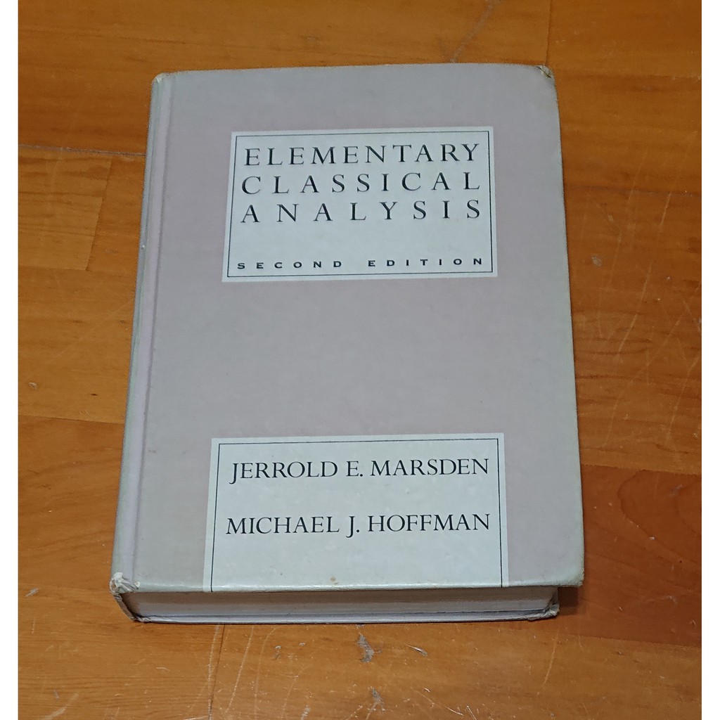 【二手原文書】Elementary Classical Analysis 2nd edition 高等微積分 | 蝦皮購物