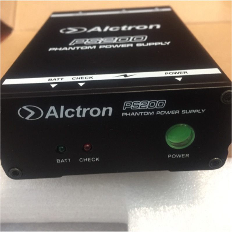 Alctron PS200 攜帶式48V幻象電源 電池.變壓器兩用(可免插電)(電容式麥克風必備) | 蝦皮購物