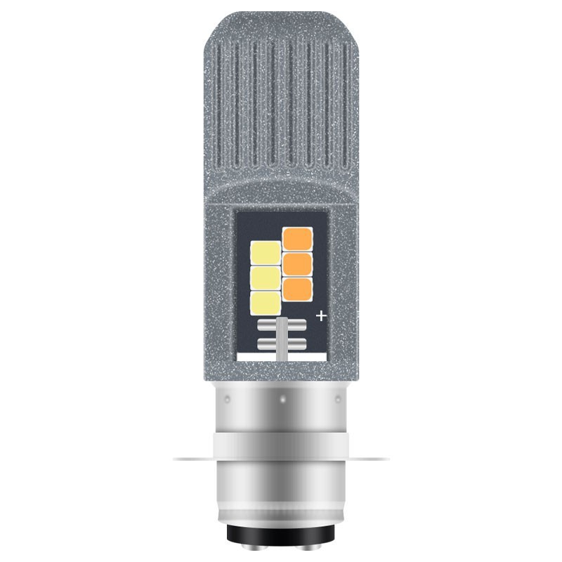 T19 H6 機車燈 P15D H4 LED 頭燈摩托車 BA20D電子自行車電機大燈摩托車 DC AC 12V | 蝦皮購物