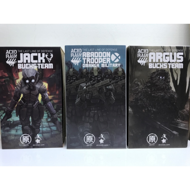 酸雨戰爭 Acidrain Jack、Abaddon Trooper 、Argus 無缺件 已拆開確認 包裝良好 | 蝦皮購物