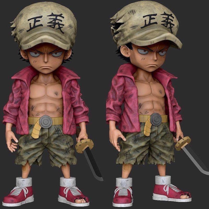 現貨 lbwnb 海賊王 童年系列 第一彈 海軍 三大將 赤犬 小時候 GK 雕像 | 蝦皮購物