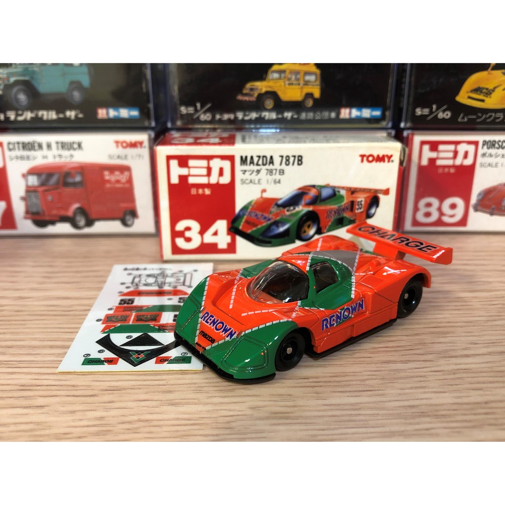 Tomica 日本製 no.34 MAZDA 787B 賽車 紅標 絕版 | 蝦皮購物