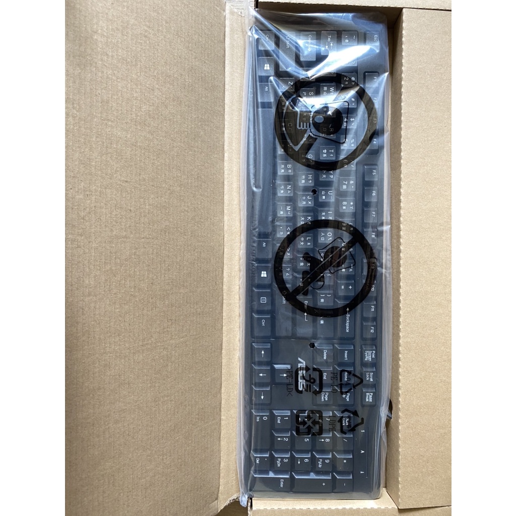 《全新未拆封》華碩ASUS原廠有線鍵盤 型號K49 USB插頭 | 蝦皮購物