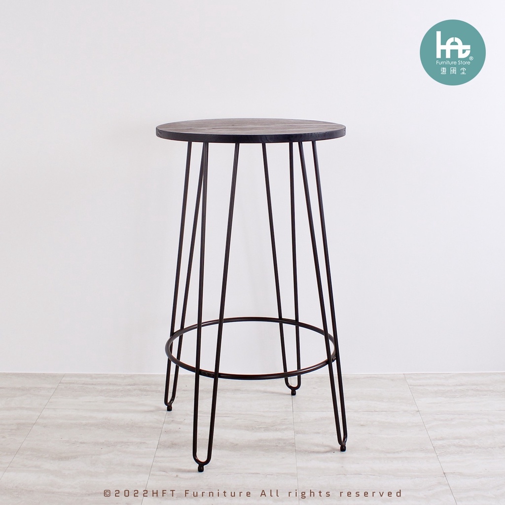 吧桌 吧檯桌 高腳桌 圓吧台桌 酒吧桌 商業空間家用吧桌 LOFT 北歐極簡輕工業風 HFT【台灣製 🇹🇼 含稅】 | 蝦皮購物