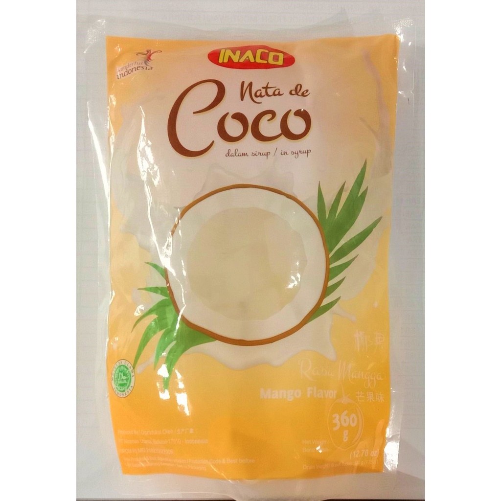 Inaco Nata de Coco Strawberry / Vanila / Mangga / Leci | 蝦皮購物