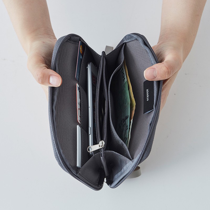 現貨🔥『韓國 ithinkso』WEEKENDER MULTI WALLET 護照存摺收納包【好心情日韓正品雜貨】 | 蝦皮購物