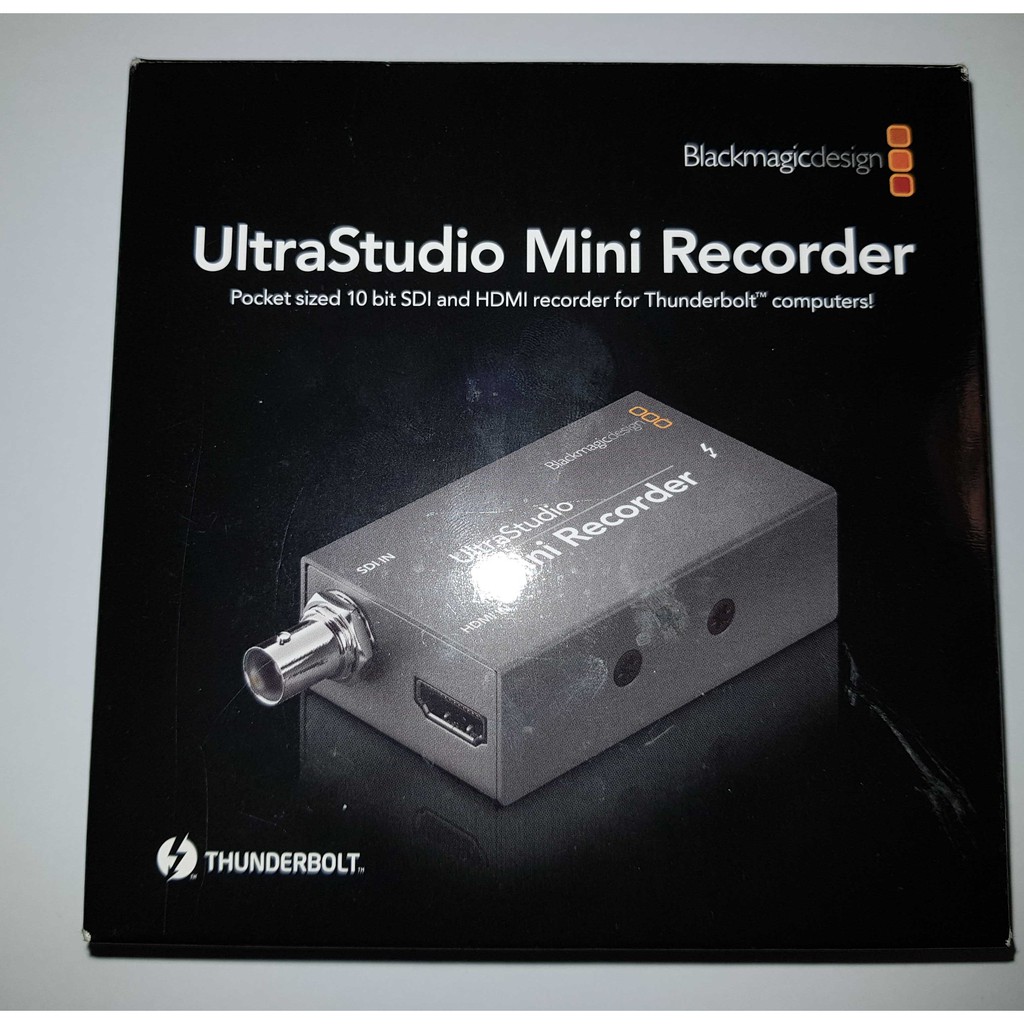 Blackmagic Mini Recorder HDMI SDI 影像擷取介面 thunderbolt | 蝦皮購物