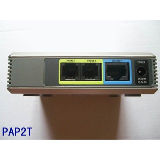 全新 Cisco Linksys PAP2T 2 FXS VoIP SIP ATA IP Phone 網路電話 節費器 | 蝦皮購物