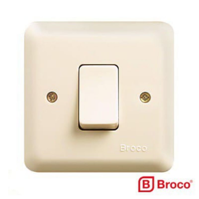 Skakel Switch Broco Switch Engkel Switch 1 Gang 1 Way New Ge | 蝦皮購物
