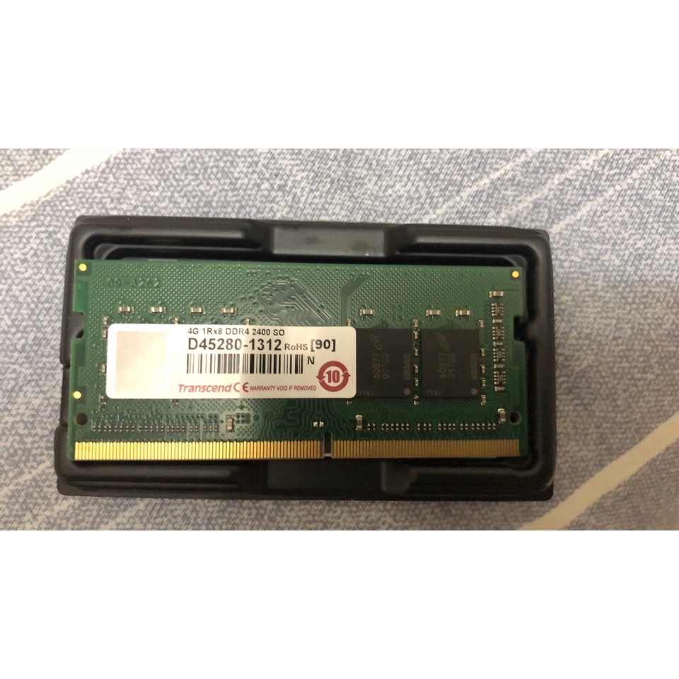 二手 創見 Transcend DDR4 2400 4G 筆電 記憶體 原廠終身保固 筆記型記憶體 雙面顆粒 | 蝦皮購物