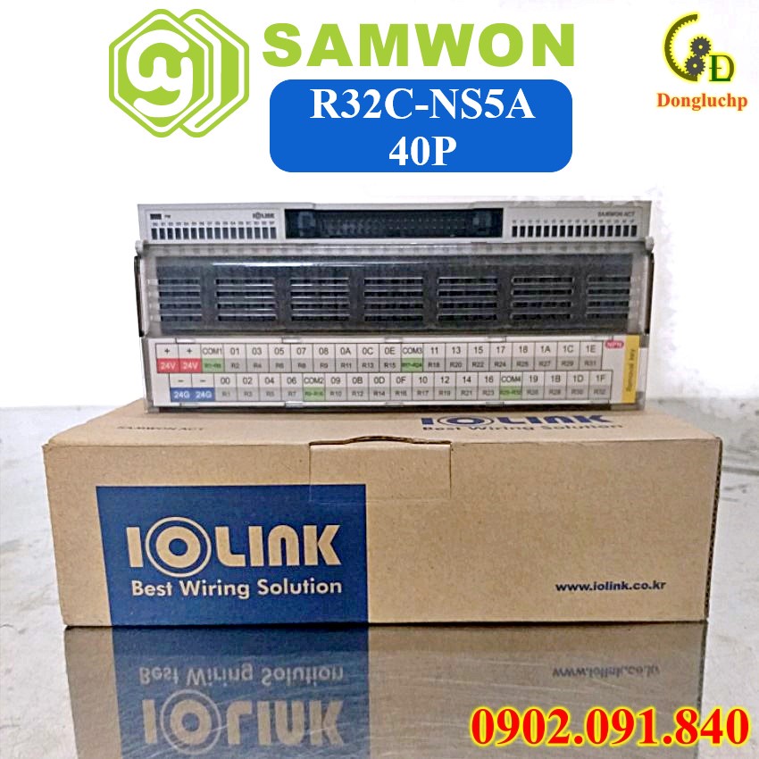 R32c-ns5a-40p 端子模塊繼電器,用於 PLC,繼電器模塊供應商端子 Samwon IO-Link 繼電器板 | 蝦皮購物