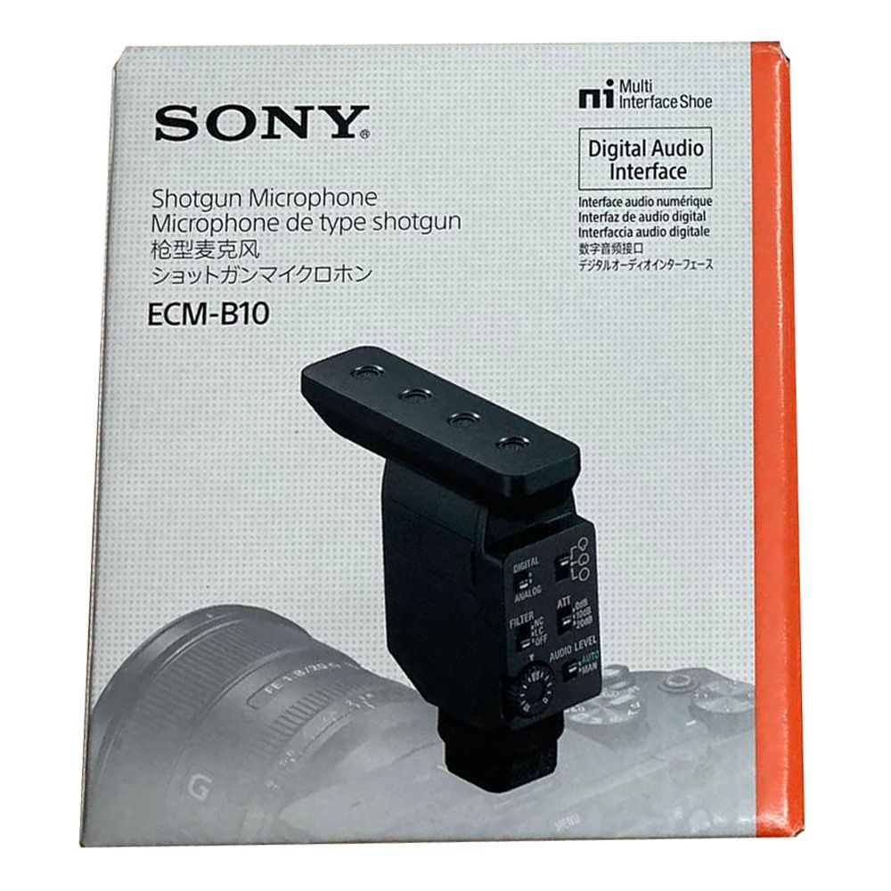 索尼 Sony ECM-B10 輕巧數位指向型 高品質收音槍型麥克風 Shotgun Microphone(平行進口) | 蝦皮購物