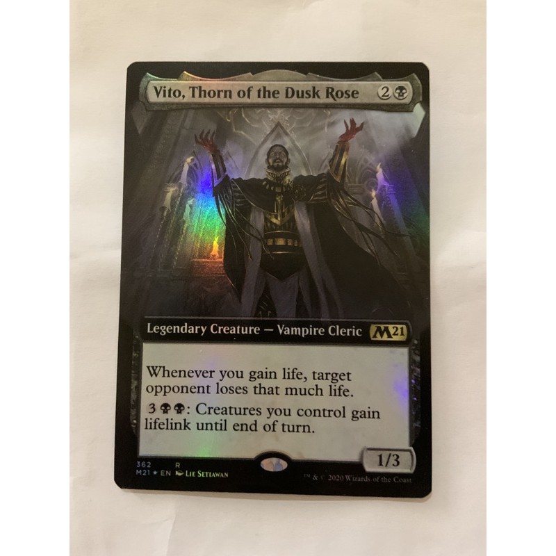 《67》MTG 核心系列 M21 vito thorn of the dusk rose 閃 擴圖 英文版 | 蝦皮購物
