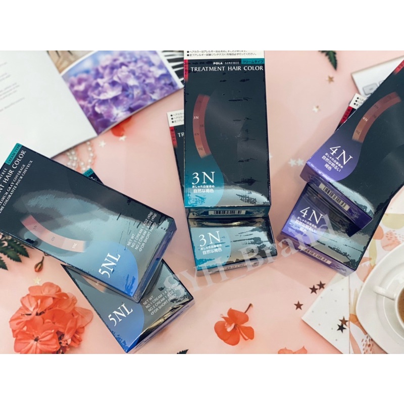 🌸正品🌸 POLA 新飄絲柔染髮霜 染髮劑 3N/4N/5N 咖啡色/褐色/栗色 | 蝦皮購物