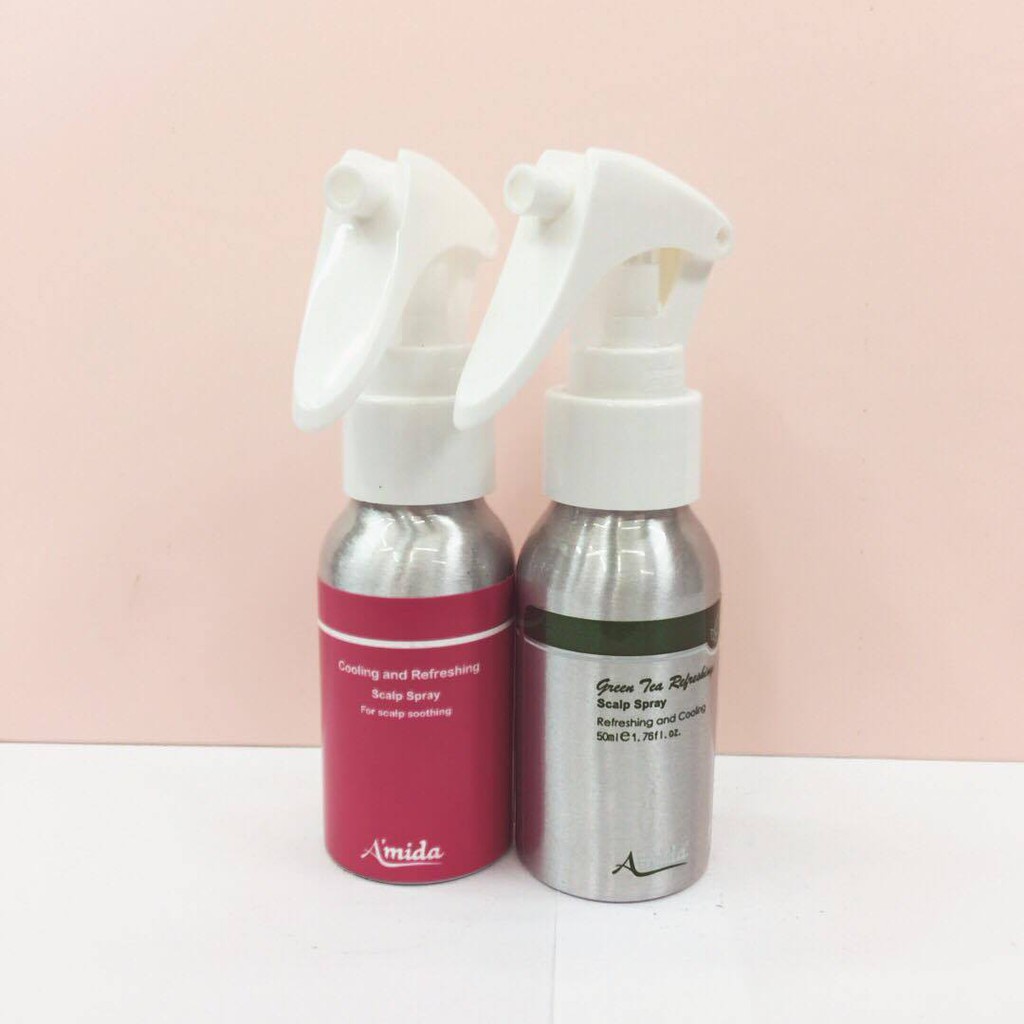 SW 蜜拉 Amida 清涼頭皮噴霧 兩款 沁涼 綠茶 清涼噴霧 50ml 讓頭皮清涼舒爽一下吧 | 蝦皮購物
