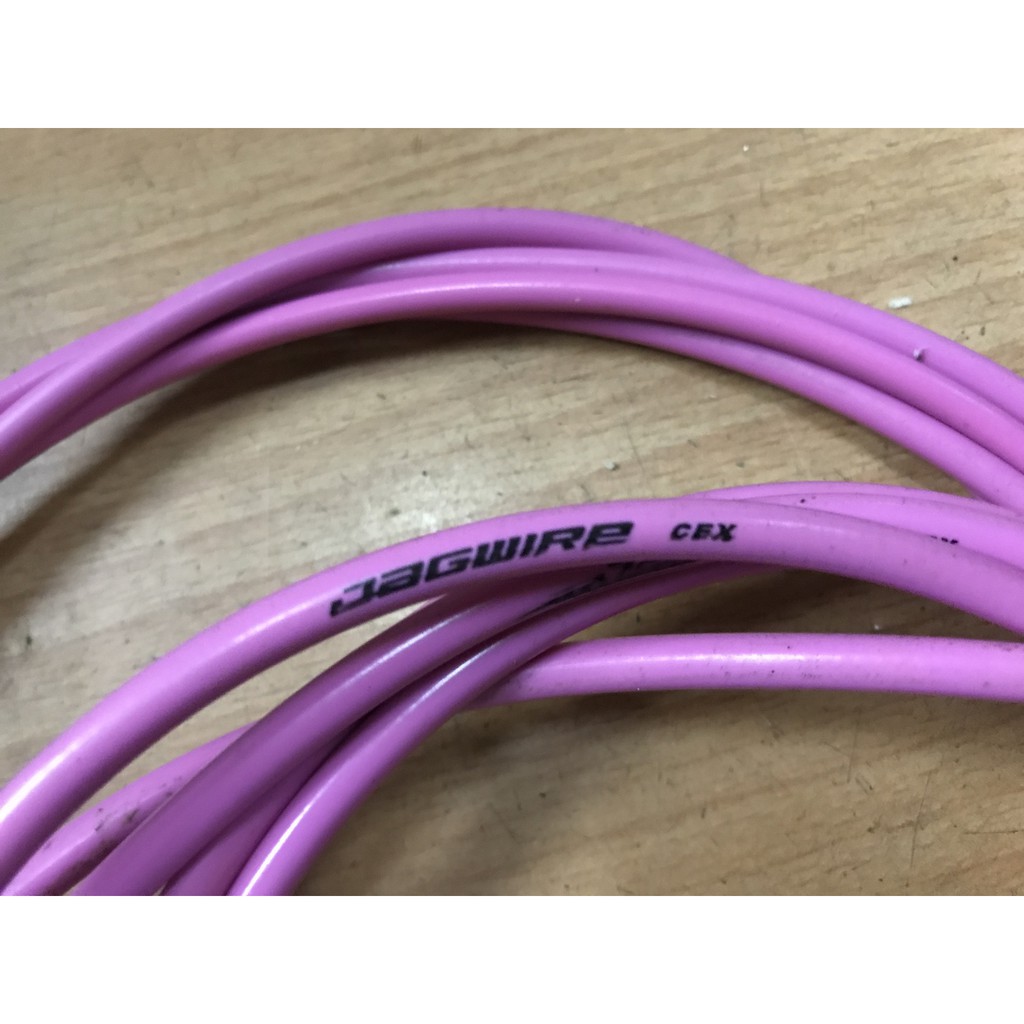 火雞Tth 特價出清頂級 jagwire 粉紅 L3 變速 4mm / CEX 煞車 5mm外管線 200cm | 蝦皮購物