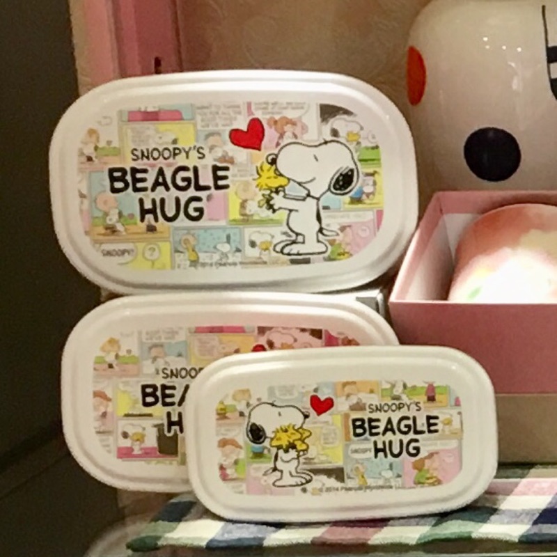 [菓子日式雜貨店]日本OSK製 Snoopy 史努比 3入保鮮盒 午餐盒 日本製正品 | 蝦皮購物